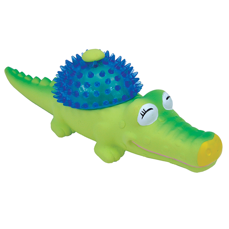 Coastal Li’l Pals Latex & Rope Cow Dog Toy 8.5 in - Care-A-Lot Pet Supply