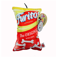 Spot Fun Food Furitos Chips Dog Toy 8 in - Care-A-Lot Pet Supply